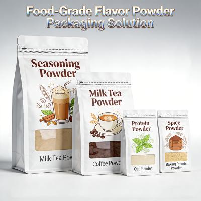 China Moisture Odor Proof High Barrier Biodegradable Stand Up Pouch for Food Powder Packaging with Custom Print for sale