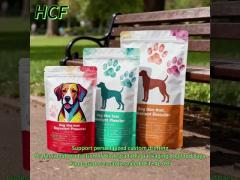 Dog food packaging bag