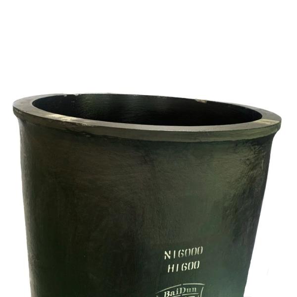 Quality High Strength Induction Furnace Crucible Straight Cylindrical Melting Metal for sale