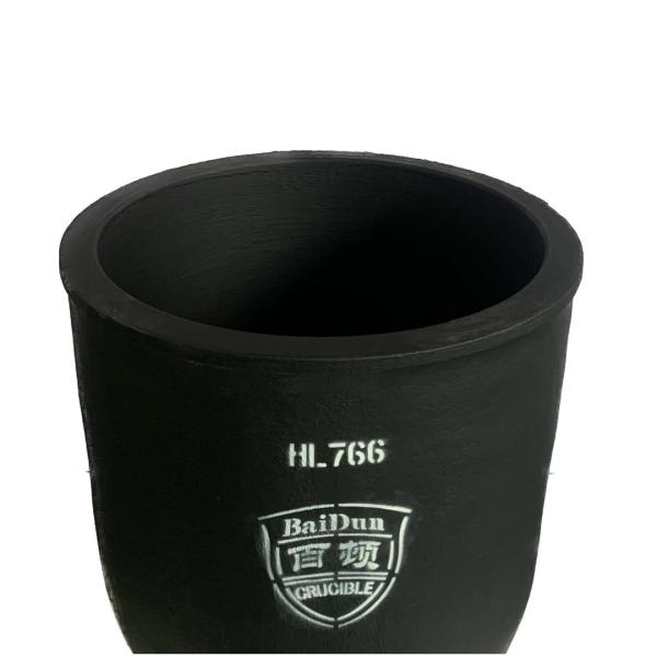 Quality Round Sic Crucible High Oxidation Resistance Large Crucible For Melting Aluminum for sale