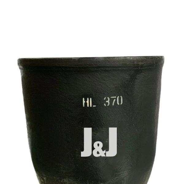 Quality Round Silicon Carbide Graphite Crucible For Melting Aluminum Oxidation for sale