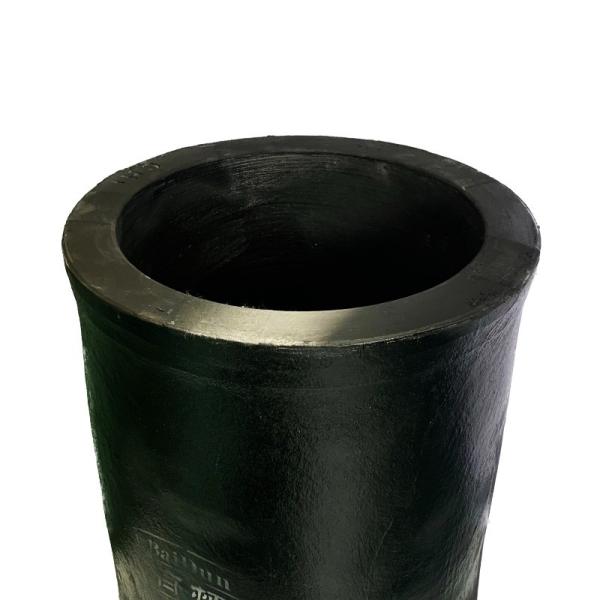 Quality Round Silicon Carbide Crucible Acidic / Basic Resistant 150kg Capacity Long Life for sale