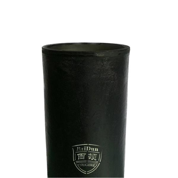 Quality Straight Silicon Carbide Round Crucible Melting Vessel For Non Ferrous Metals for sale