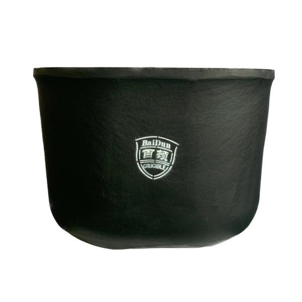 Quality Heat Resistant Graphite Clay Crucible 15.5kg Cylindrical Crucible Melting Pot for sale