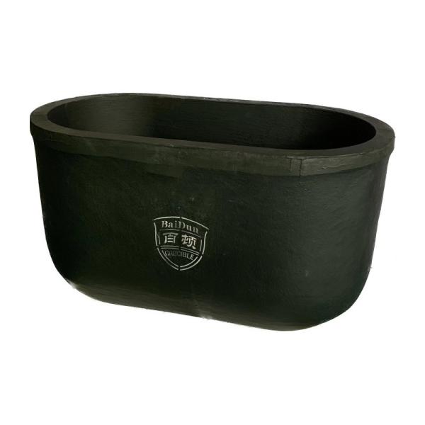 Quality Forming Clay Graphite Carbon Crucible With Thermal Conductivity Of 119 W/MK for sale