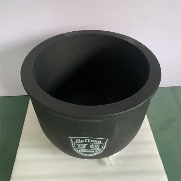 Quality Large Round Zinc Fusing Crucible Chemical Resistance Good Thermal Shock for sale