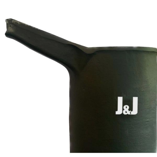 Quality Durable Round Zinc Dissolution Crucible / Zinc Melting Basin Thermal Shock for sale