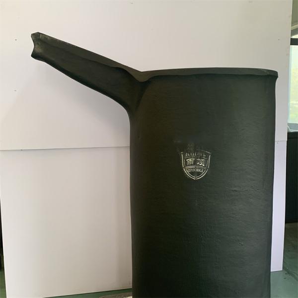 Quality Chemical Resistance Zinc Smelting Crucible Vessel 150kg Thermal Shock Resistance for sale