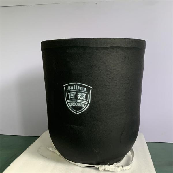 Quality 150kg Capacity Zinc Melting Crucible Chemical Resistance Round Industrial for sale
