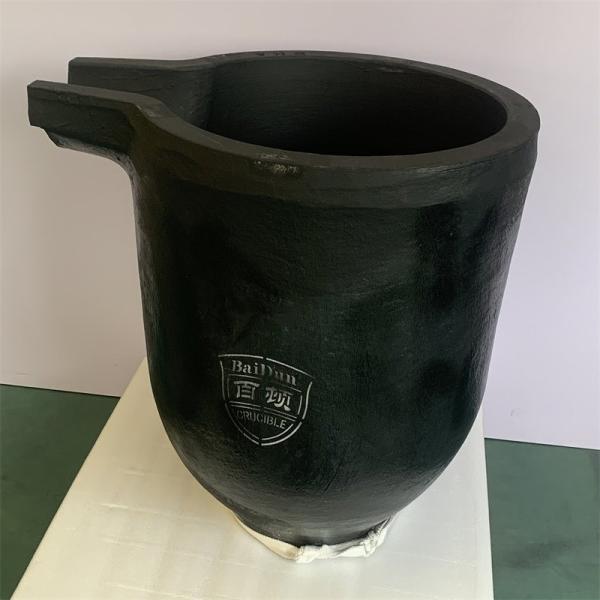 Quality Thermal Conductivity Aluminium Melting Crucible 150kg Capacity Smooth Surface for sale