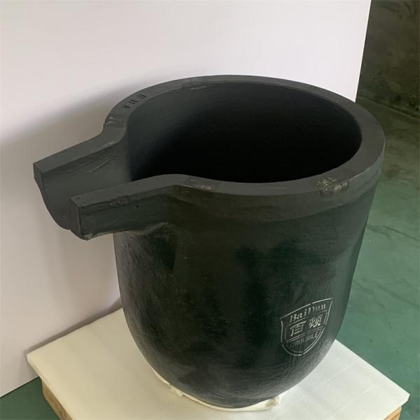 Quality Smooth Surface Aluminum Melting Crucible Kettle / Fusion Crucible Corrosion for sale
