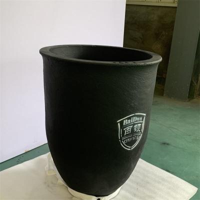 Cina Fusione di alluminio rotondo crogiolo Forte resistenza alla corrosione per una fusione ottimale in vendita