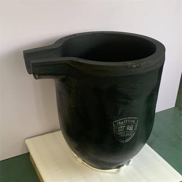 Quality Thermal Conductivity Aluminium Melting Crucible 150kg Capacity Smooth Surface for sale