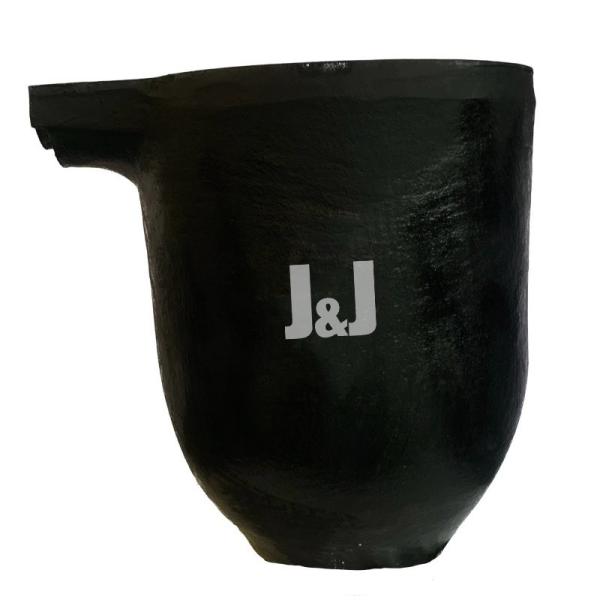 Quality Smooth Surface Aluminum Melting Crucible Kettle / Fusion Crucible Corrosion for sale
