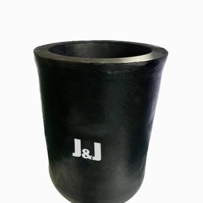 China 1 - 100kg Capacity Conventional Type Crucible Circular High Purity Graphite Crucible for sale