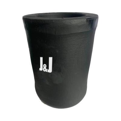 China 1 - 100kg Capacity Conventional Type Crucible Circular High Purity Graphite Crucible for sale