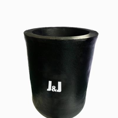 China 1 - 100kg Capacity Conventional Type Crucible Circular High Purity Graphite Crucible for sale