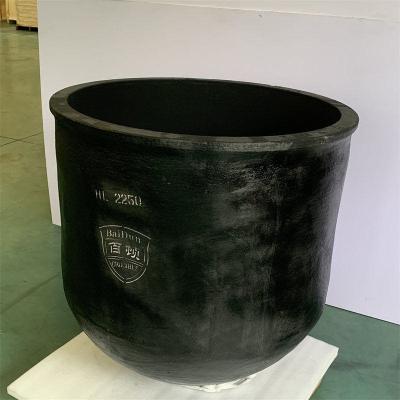 Cina Crogioli in grafite per fusione alluminio Resistente al fuoco Carburo di silicio Crogiolo refrattario ad alte prestazioni Silicio in vendita