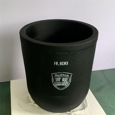 Cina Crogiolo personalizzato da 50 kg in carburo di silicio e grafite per la fusione dell'alluminio in vendita