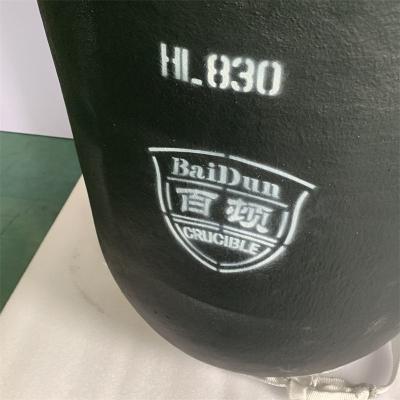 China Silicon Carbide Graphite Crucible for Aluminum Melting for sale