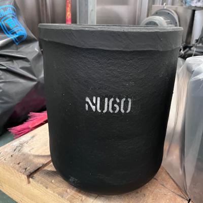 China 100-500 kg SiC Graphite Crucibles for Metal Induction Melting Designed for High Temperature Melting and Casting Applications for sale