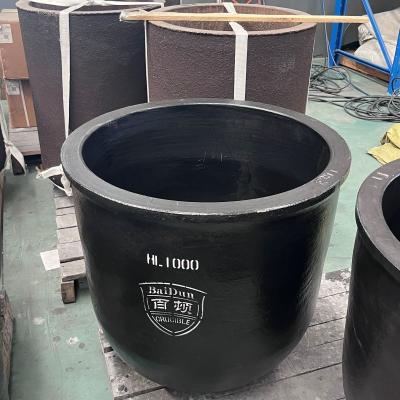 China Synergistic Composite Structure Foundry Silicon Carbide Graphite Crucible for High-Temperature Aluminum Melting for sale