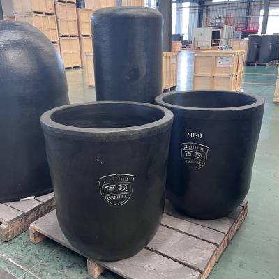 China Industrial Grade Silicon Carbide Graphite Crucible for High Temperature Resistant Metal Melting Operations for sale