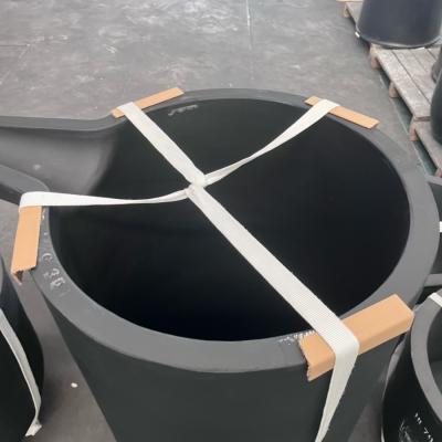 China Silicon Carbide-graphite Composite Crucibles Efficiency For Zinc Melting Applications for sale