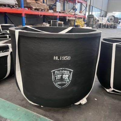 China Crisol de arcilla de grafito para fundición de metales no ferrosos en venta