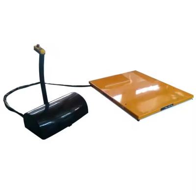 China Factory Professional Electric Pallet Lifter 1500kg Capacity Ultra Low Profile Scissor Lifting Table Platform for sale