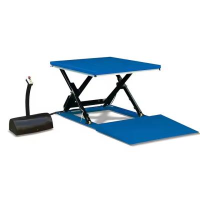China Ultra-low Electric Lifting Platform Hydraulic Scissor Lift Table Mini Lifting Platform With Load 2000kg for sale