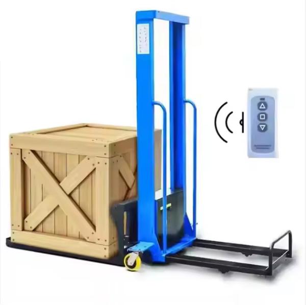 Quality Hydraulic Small Hand Remote Control Forklift Semi Electric Portable 500 kg for sale