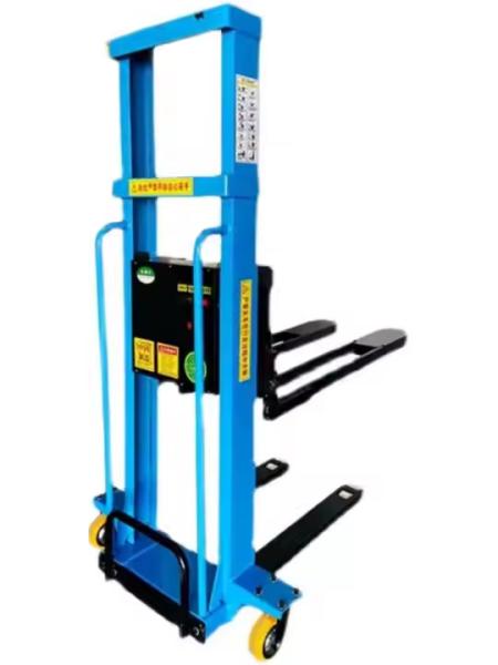 Quality New Condition Forklift Installation 1000kg & 1300mm Semi-Electric Manual Truck for sale