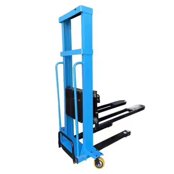 Quality New Condition Forklift Installation 1000kg & 1300mm Semi-Electric Manual Truck for sale