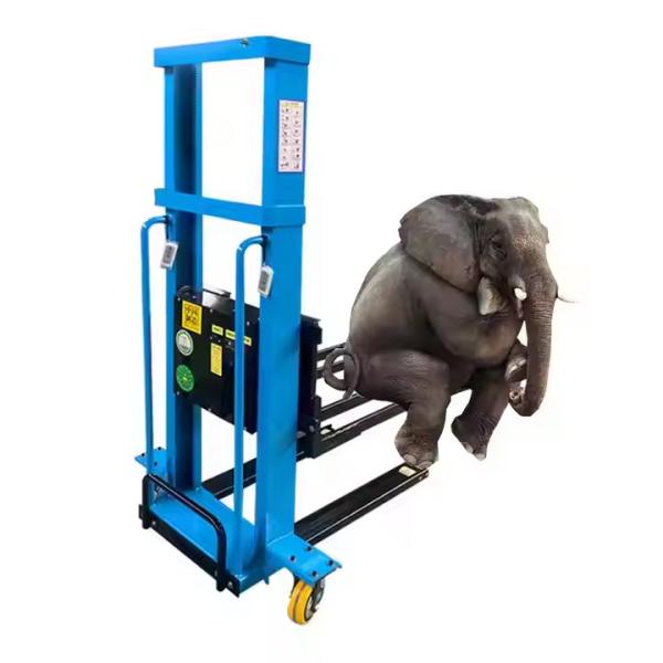 Quality New Condition Forklift Installation 1000kg & 1300mm Semi-Electric Manual Truck for sale