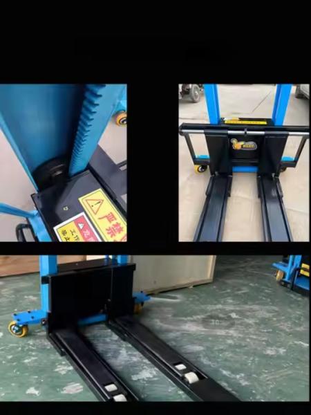 Quality New Condition Forklift Installation 1000kg & 1300mm Semi-Electric Manual Truck for sale