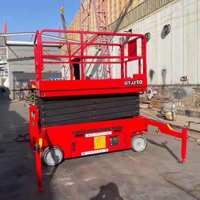 China Self Propelled 4-16m Aerial Work Platform 6m 8m 10m 12m 14m Skylift Mobile Lifter Scaffolding Hydraulic Scissor Lift Platform for sale