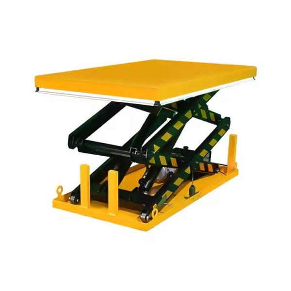 Quality 2 Ton Heavy Stationary Fixed Hydraulic Electric Scissor Car Lift Work Platform Transport Elevator Table Price With CE for sale