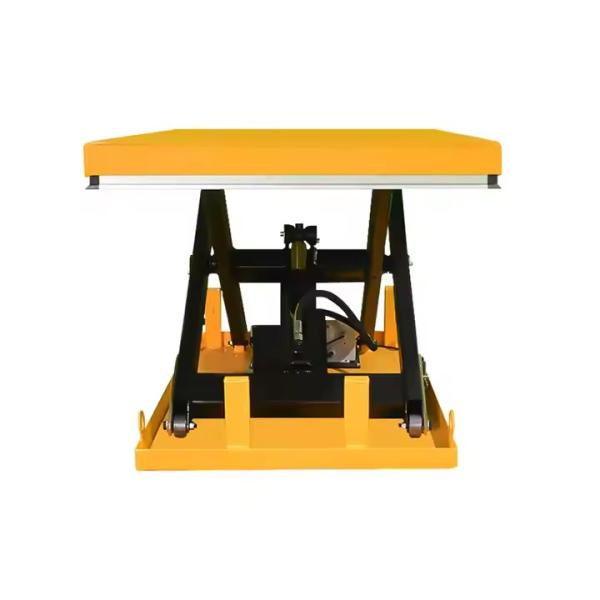 Quality Electric Hydraulic Scissor Lift Platform Simple Steel Construction For Lifting Goods Fixed Electric Lifting Tables for sale