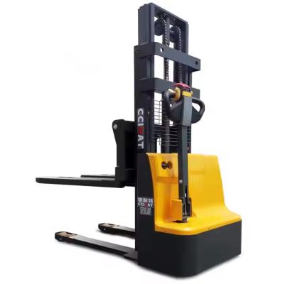China 1.5 Tons 3.5 m 1500kg 3000bls 3500mm Lifting Height Battery Powered Pallet Truck Hydraulic Pallet Electric Stacker Forklift for sale