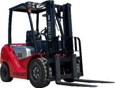 China Factory Price Small Industrial Portable 2.5 Ton 3 Ton 3.5 Ton Internal Combustion Diesel Forklift Diesel Truck for sale