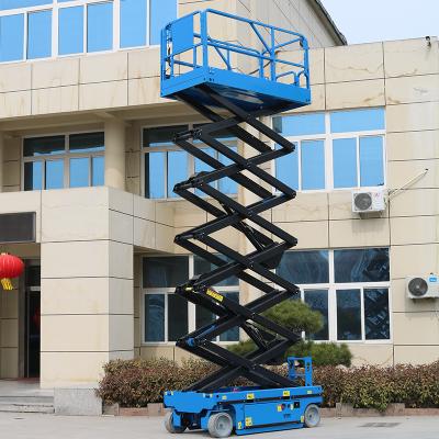 China CE Certification 4m 6m 8m 300KG 500kg Mini Aerial Working Electric Scissor Lift Hydraulic Scissor Lifting Platforms For Sale for sale