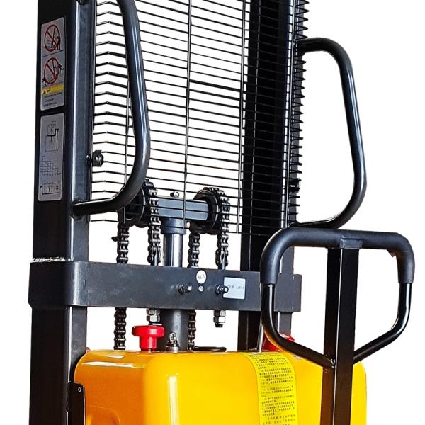 Quality Fully Electric Hydraulic Pallet Stacker New 1.5 Ton Capacity 2.5M & 3M Lifting for sale