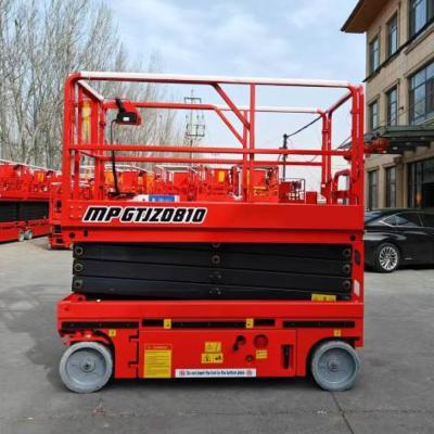 China Factory Price 12m 14m 16m Automatic Mobile Scissor Lifting Small Self-propelled Aerial Work  Hydraulic Scissor Lift Platforms for sale
