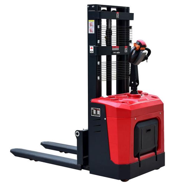 Quality Bestselling Full Electric Stacker 1500kg 2Ton 3M 4M 4.5M Battery Operated Pallet Stacker Indoor Stacking Handling for sale