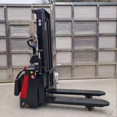 China 2000kg Capacity Dual Lifting Mast Hydraulic System Reliable Climbing Performance 2m Lifting Stand on Electric Stacker for sale