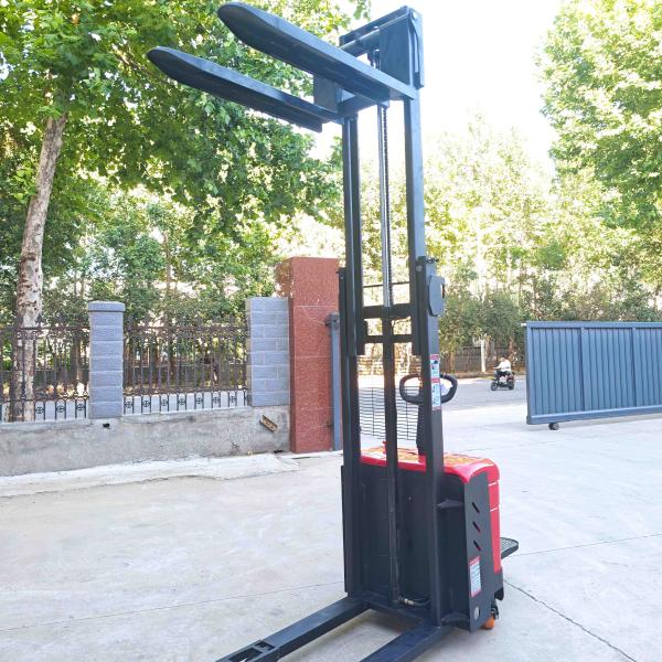 Quality Double-lift Electric Hydraulic Pallet Stacker Lead-Acid Battery Hydraulic Side Shifter for High Capacity Narrow Aisle Applications Warehouses for sale