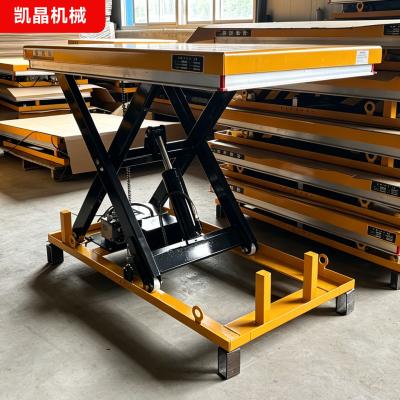 China High Strength Electric Hydraulic Auto Vertical Lifting Platform 1000kg 2000kg 3000kg Scissor Lift Steel Construction Folding Legs Customizable for sale
