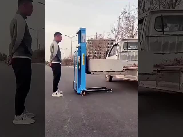500 kg/ 1000 kg Elevadora elevadora portátil para elevar y subir para una carga y apilamiento eficientes