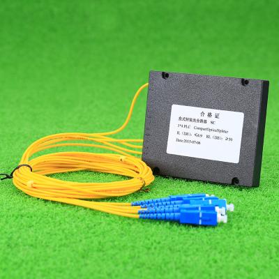 Cina modulo 1M SC/APC del separatore dello SpA del contenitore di ABS del separatore 1x16 del cavo a fibre ottiche di 2.0mm in vendita